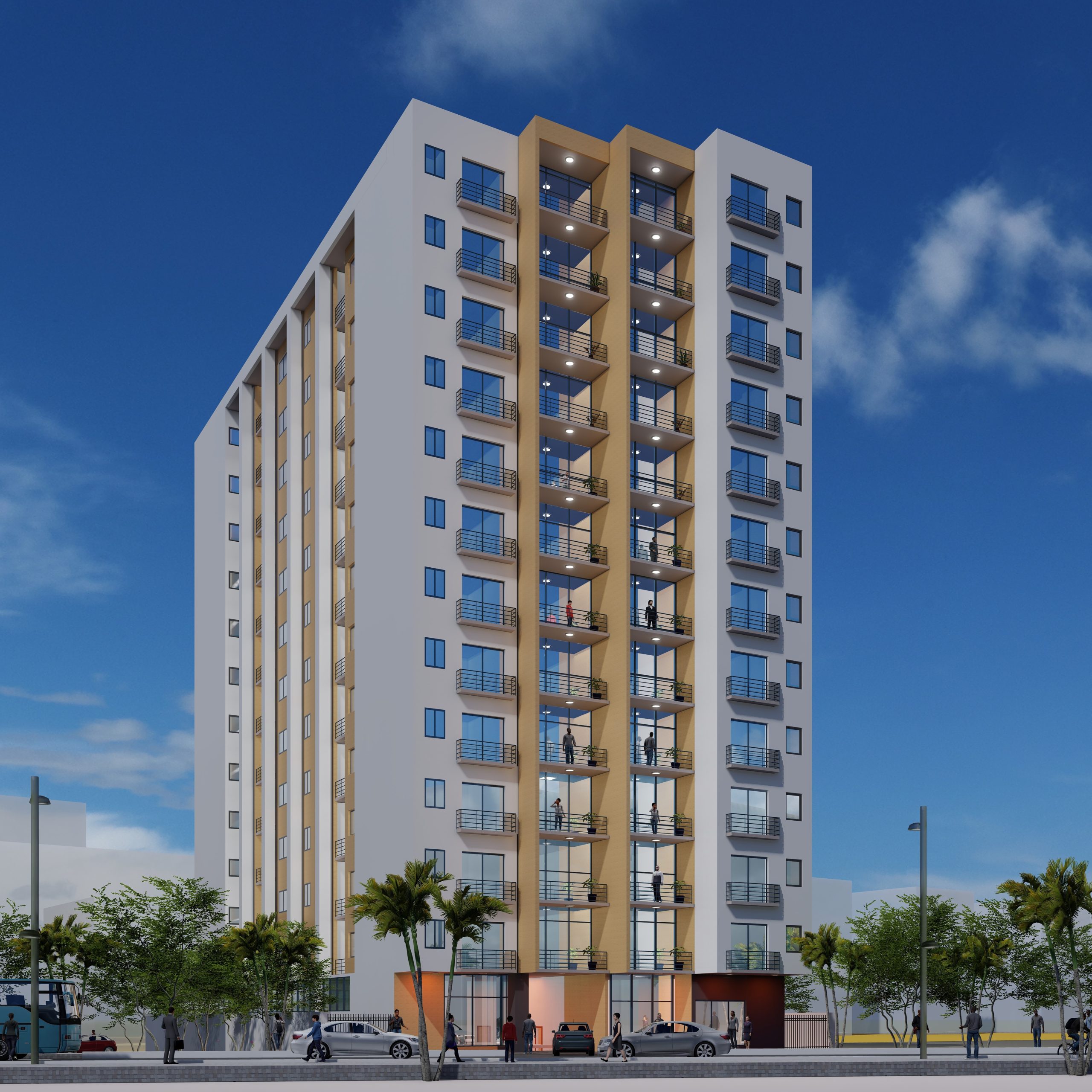 Century Residence Apartment(Asmen - Sheger Back) - 2B+G+12+T - Century ...